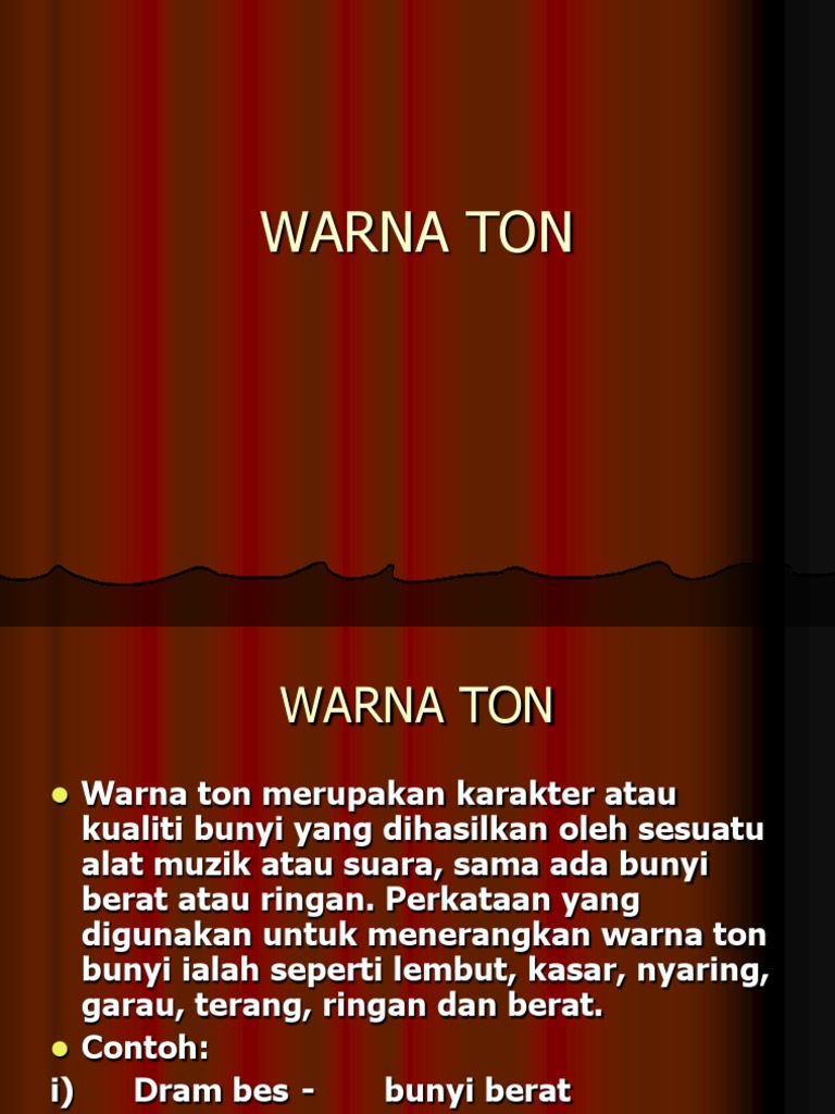 Warna Ton | PDF