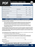 Civilian Marksmanship Program Universal Order Form | PDF | National ...