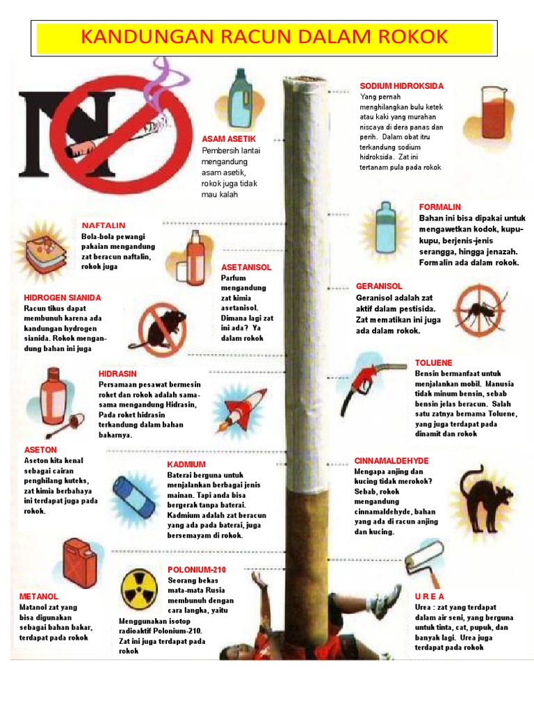 Kandungan Racun Dalam Rokok | PDF