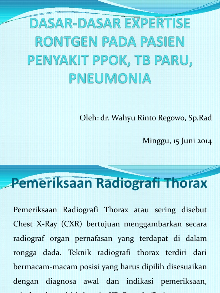 Panduan Pemeriksaan Thorax | PDF | Sains & Matematika