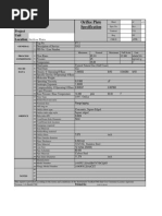 Air Compressor Data Sheet | PDF | Valve | Bearing (Mechanical)