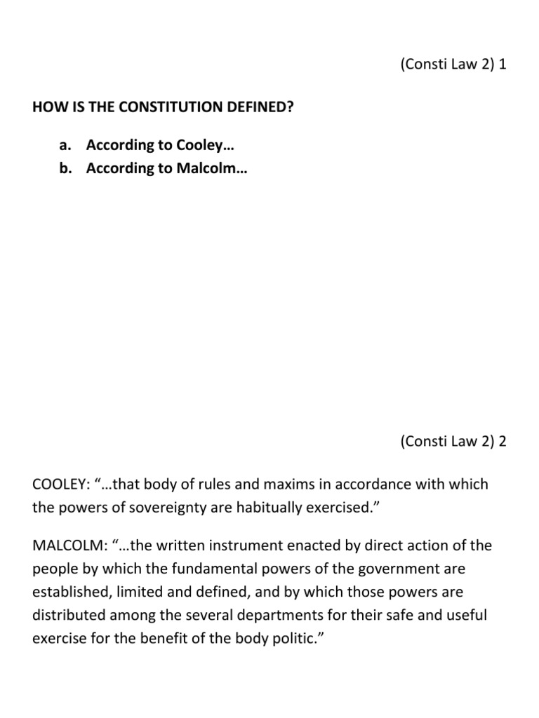 Constitutional Law 2 Note Cards - Ch. 2 | PDF | Constitution | Ratification