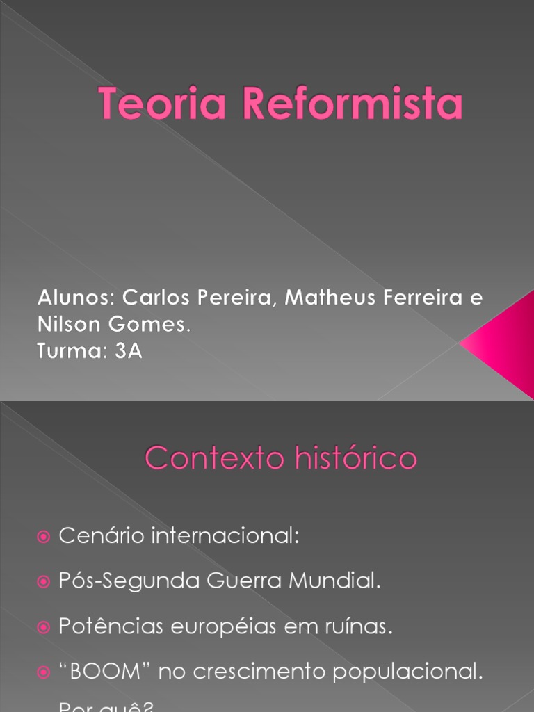 Teoria Reformista | PDF