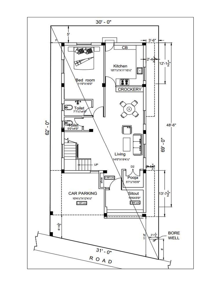 Borewell Marking-Plan | PDF