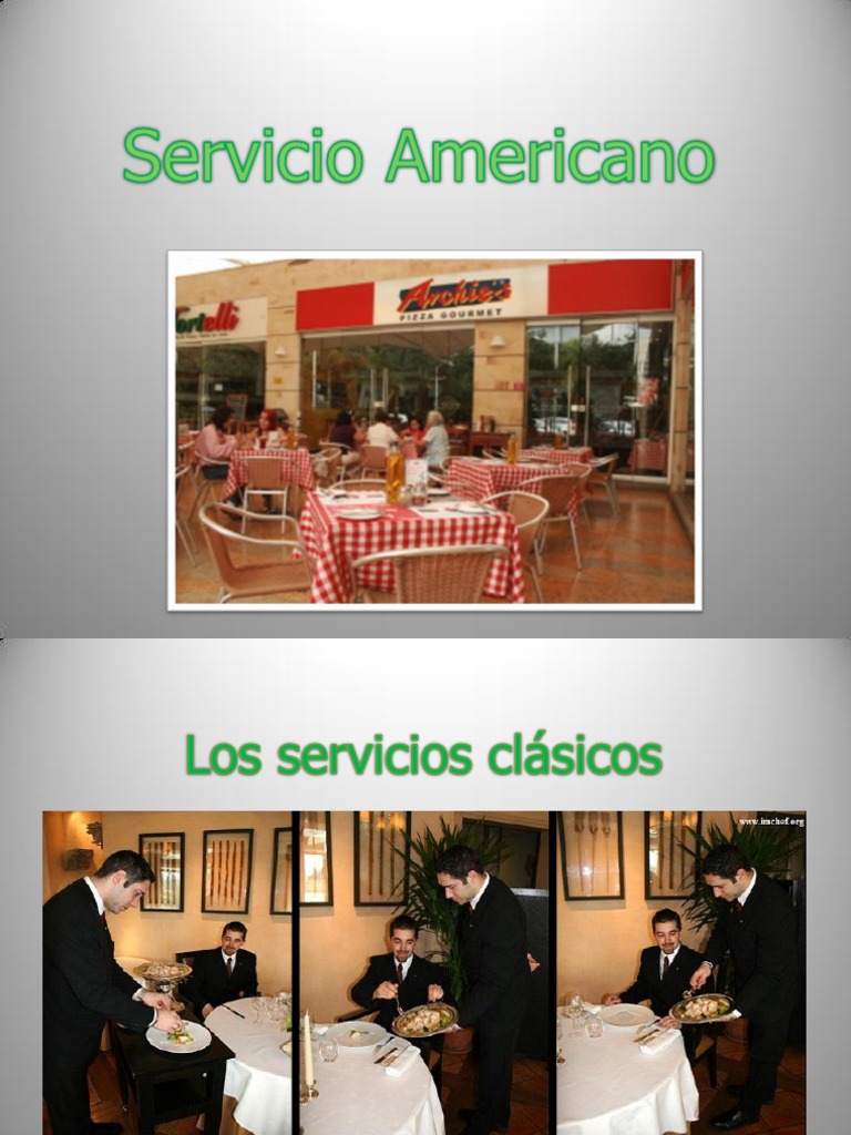 Servicio Americano | PDF | Cuchillería | Cuchara
