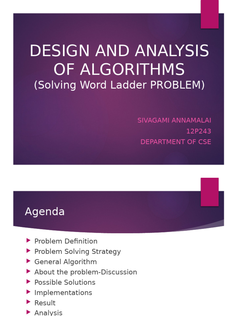 Word Ladder Problem Solution | PDF | Teaching Methods & Materials