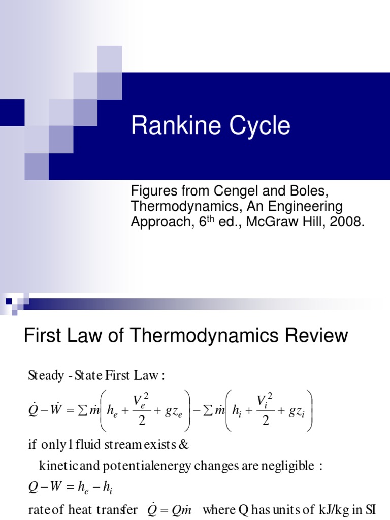 Rankine Cycle | PDF
