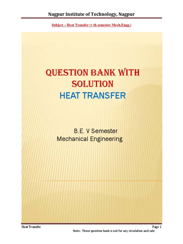 Heat Transfer | PDF | Boiling | Heat Transfer