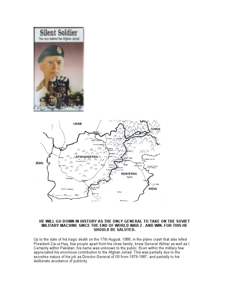 Silent Soldier: The Man Behind The Afghan Jehad General Akhtar Abdur by ...
