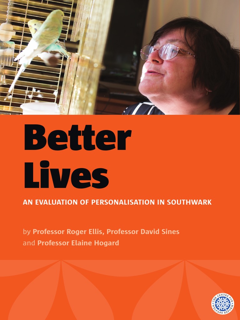 Better Lives | PDF | Evaluation | Quality Of Life