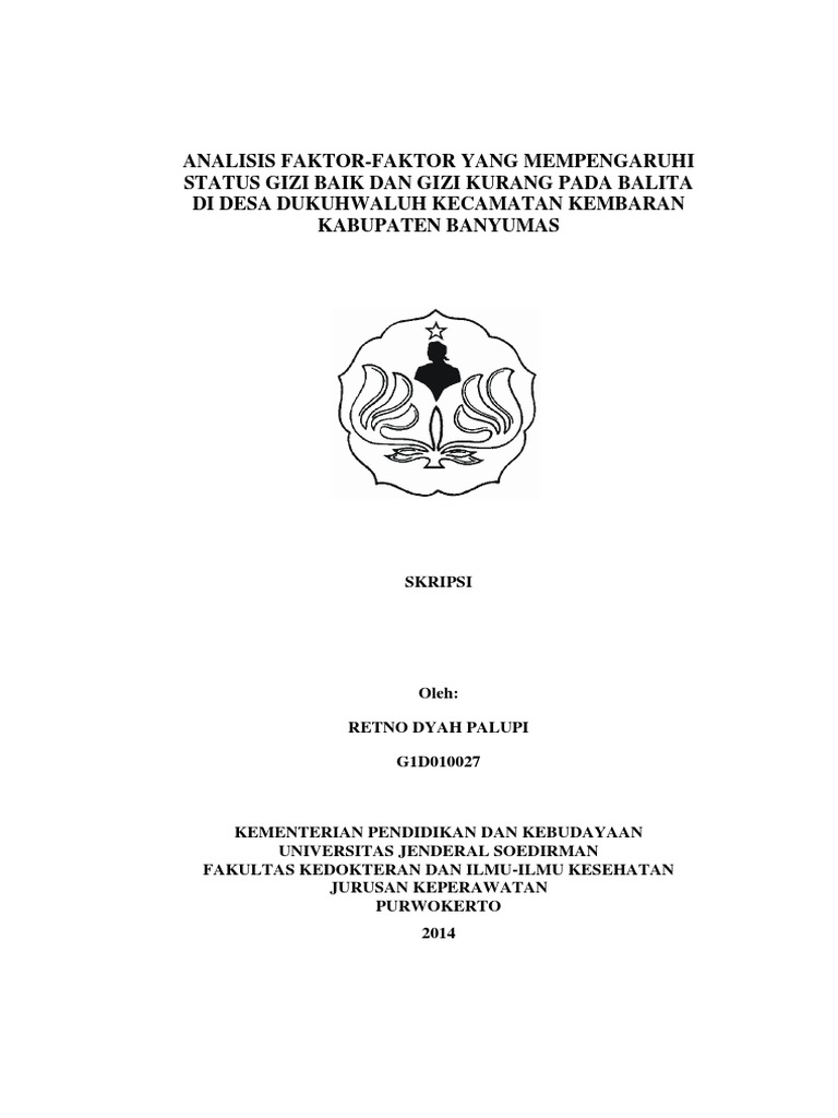 SKRIPSI Retno Dyah Palupi - G1D010027 PDF | PDF