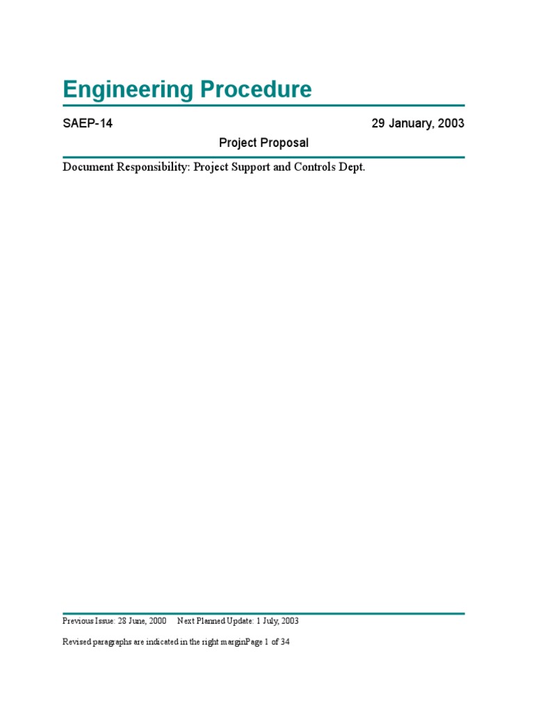 Engineering Procedure | Download Free PDF | Specification (Technical ...