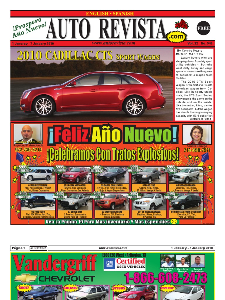 Auto Revista Issue 01-01-2010 | PDF | Chevrolet Silverado | Chevrolet