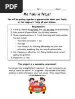 French Lesson Plan for Family Vocabulary | PDF | Lesson Plan ...