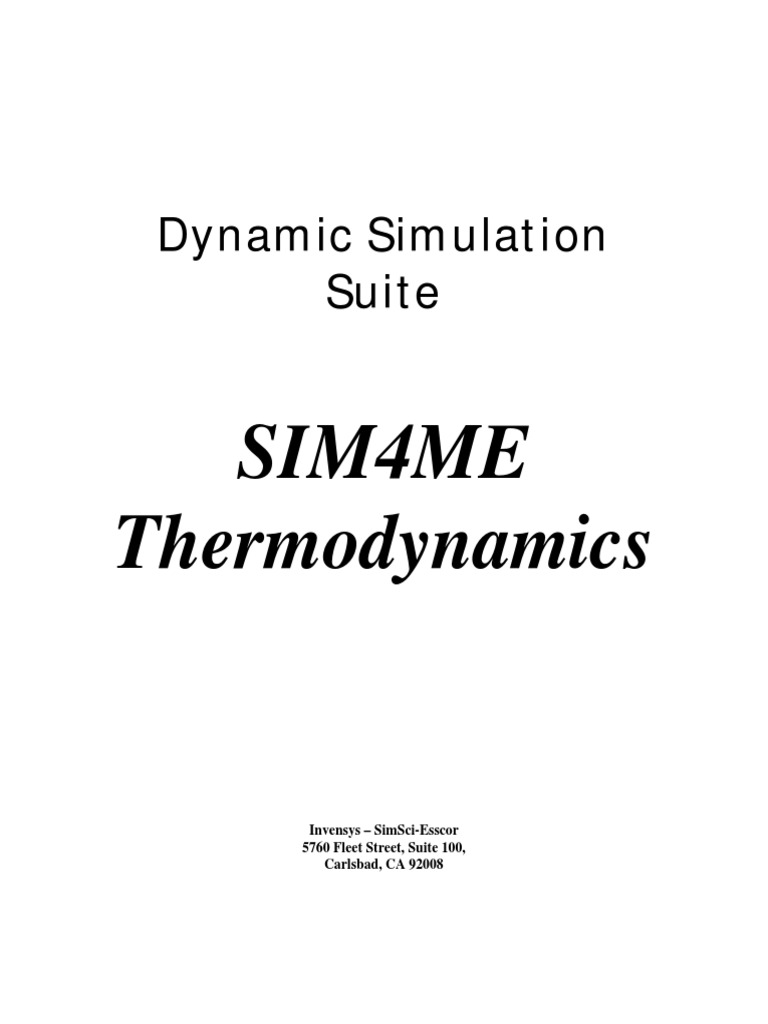 SIM4ME Thermodynamics | PDF | Distillation | Microsoft Windows