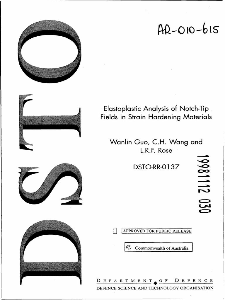 Elastoplastic Analysis | PDF | Fracture Mechanics | Deformation ...