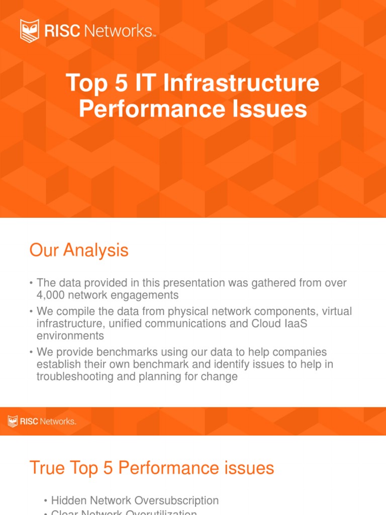 Top 5 IT Infrastructure Performance Issues | PDF | Latency (Engineering ...