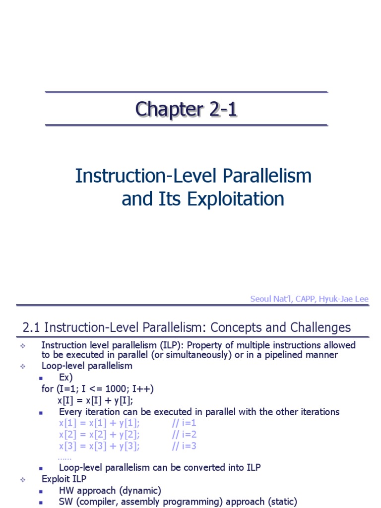Compiler Techniques For Exposing ILP | PDF | Computer Hardware | Computer Architecture