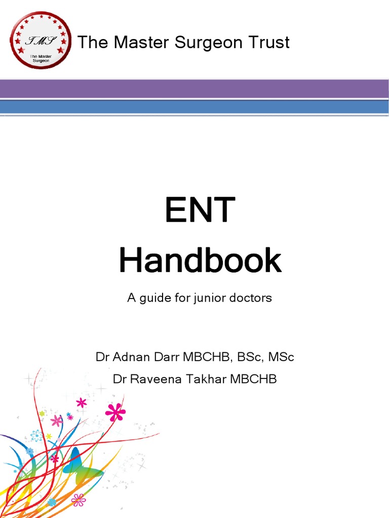 ENT Handbook: The Master Surgeon Trust | PDF | Medical Specialties ...