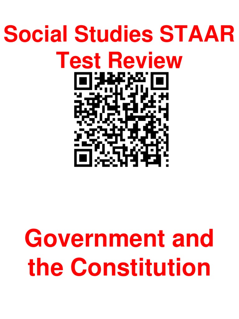 Grade 8 Social Studies STAAR Review | PDF | United States Bill Of ...