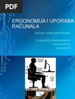Racunarska Ergonomija | PDF