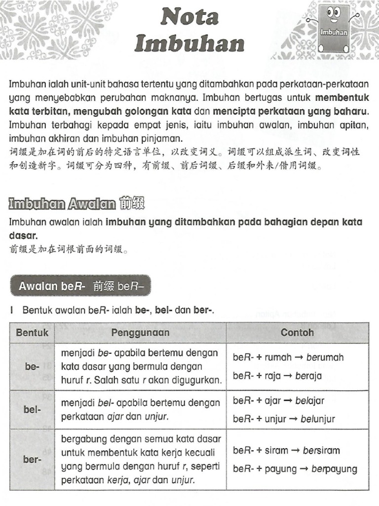 Imbuhan | PDF