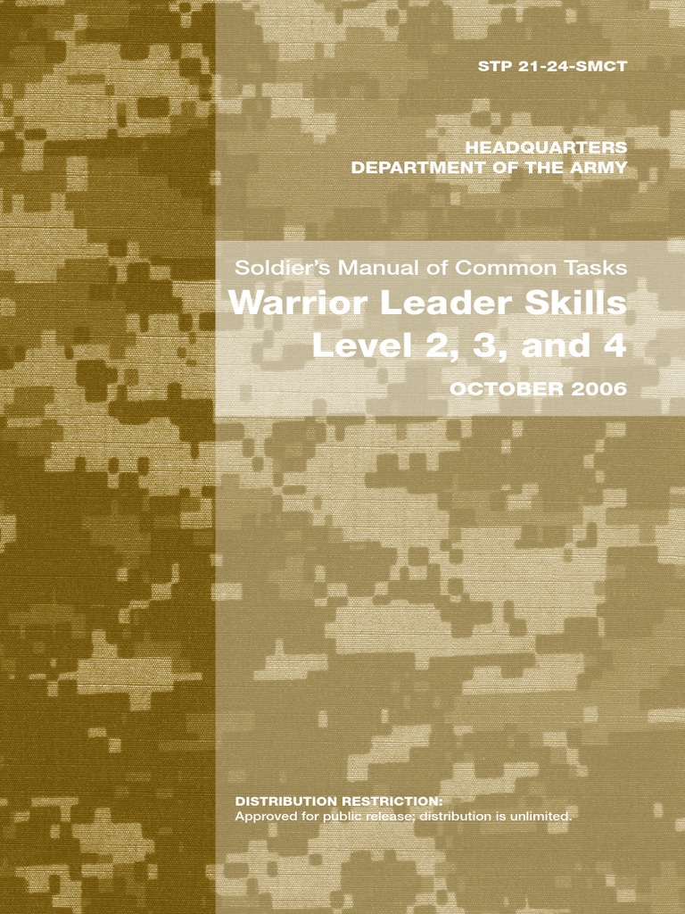 Army - stp21 24 - Soldier's Manual of Common Tasks - Warrior Skills ...