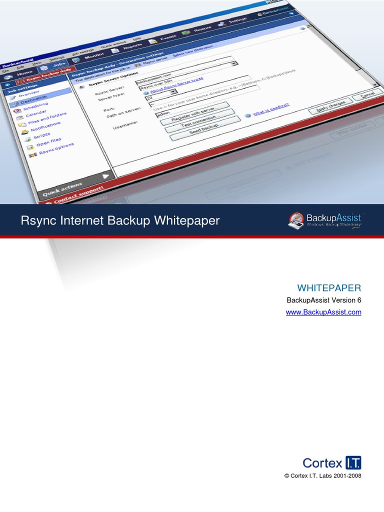 Setting Up Rsync Server | PDF | Secure Shell | Backup
