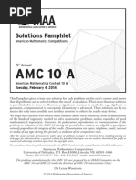 2017 AMC 10 B Solutions | PDF | Triangle | Area