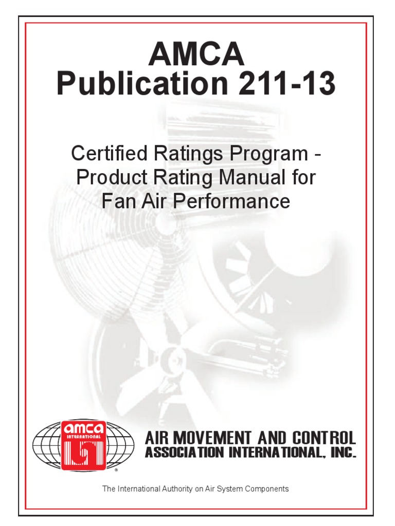 Amca Fan Classification , Fan Efficiency Codes and Standards – TSUW
