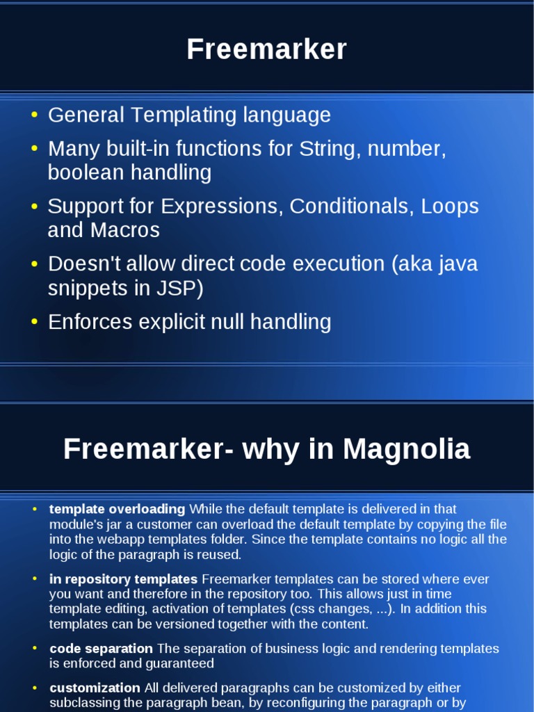 An Overview of Using Freemarker Templates in Magnolia CMS - Key ...