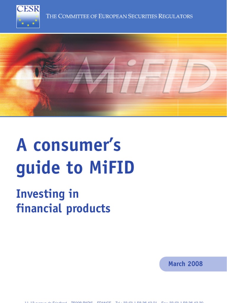 MiFID: A Consumer Investment Guide | PDF | Conflict Of Interest | Investing