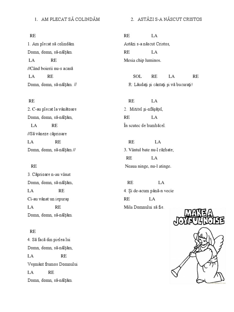 Colinde 2014 chitara incepatori