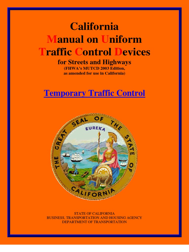 Cal - Dot - Manual On Uniform Traffic Control Devices For Streets ...