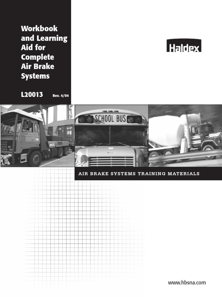 Workbook and Learning Aid For Complete Air Brake Systems | PDF | Home ...