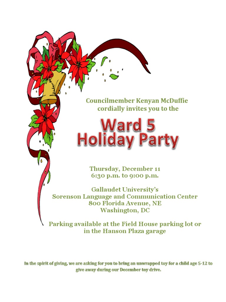 Councilmember McDuffie Event Invite | PDF