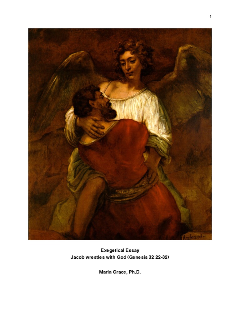 Jacob's Struggle at Jabbok: An Exegesis | PDF | Jacob | Book Of Genesis
