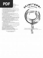 Urinetown Scene Breakdown by Character | PDF | Leisure | Entertainment (General)