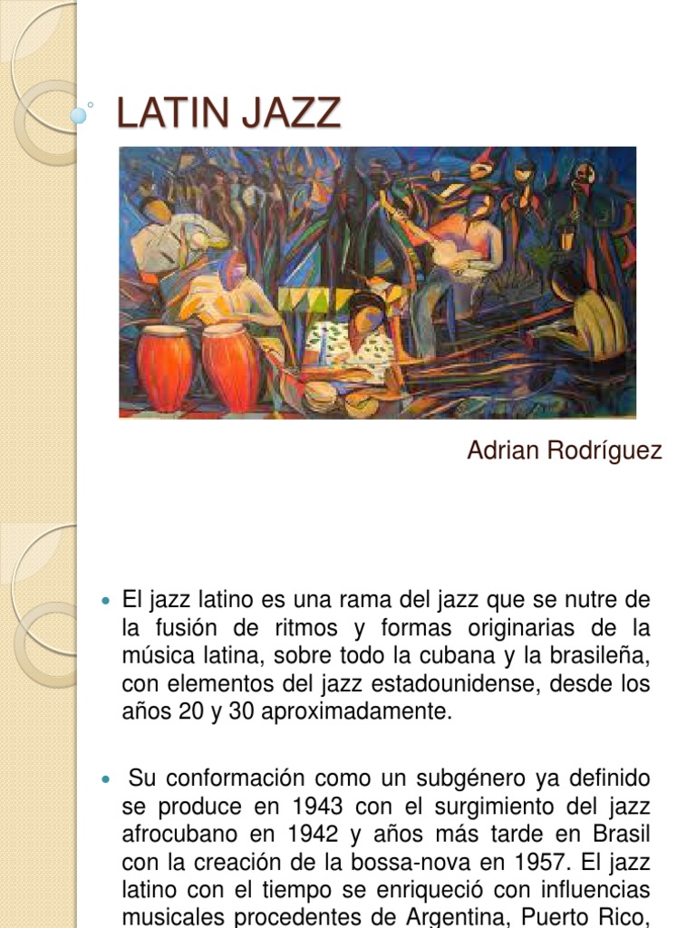 Latin Jazz | PDF | Musica Latinoamericana | Musica cubana