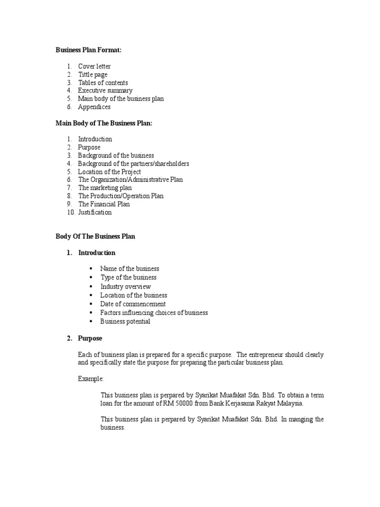 Business Plan Guide for Entrepreneurs | PDF | Business Plan | Strategic ...