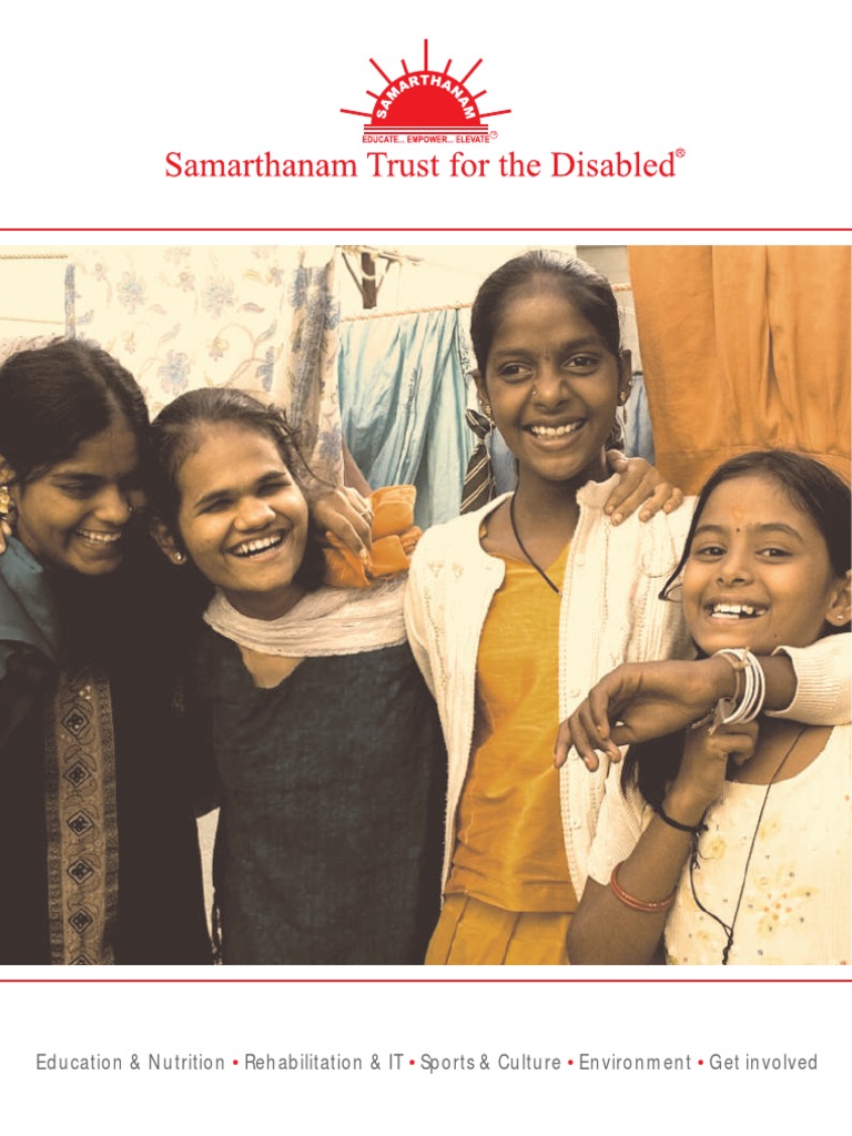 Empowering the Disabled: Samarthanam Trust | PDF | Waste | Disability