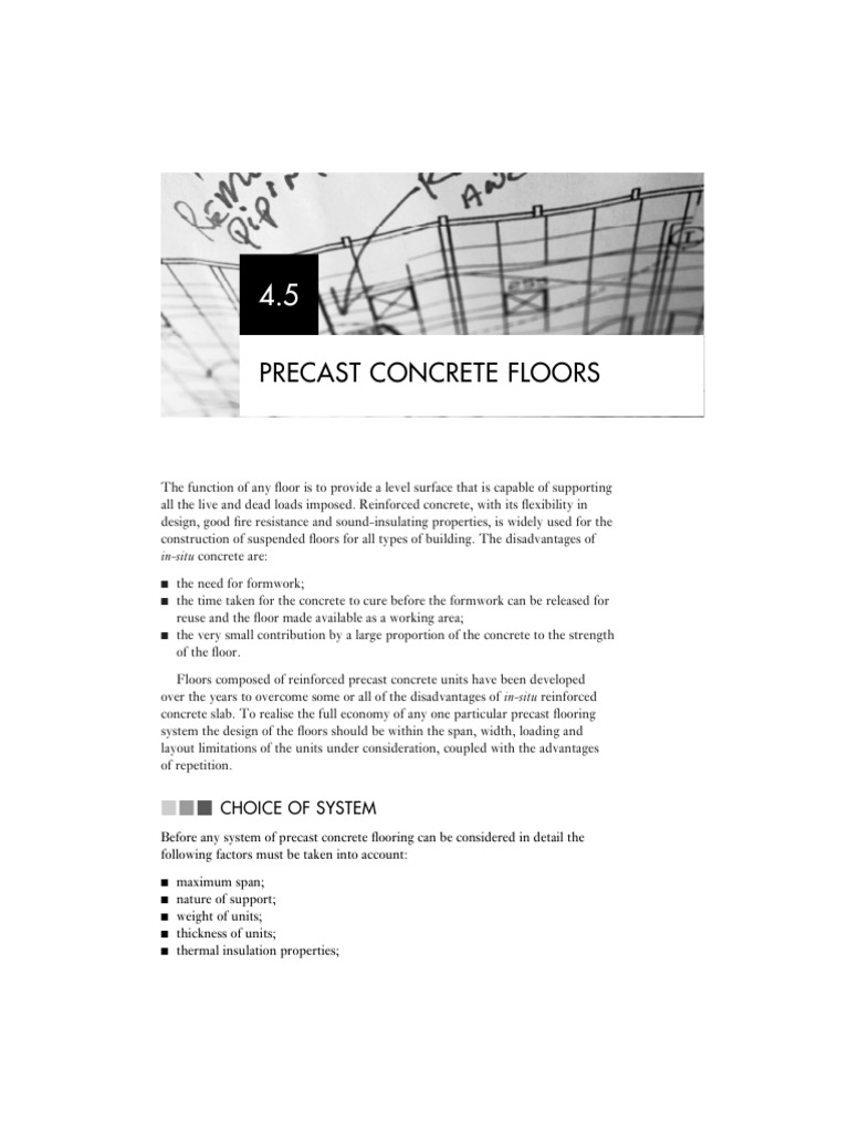 Precast Concrete Roof and Panel Details | PDF