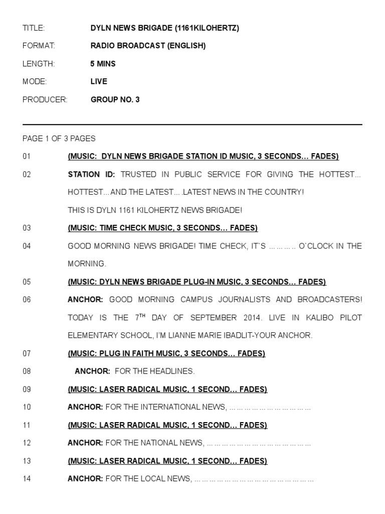 Script English Final | Download Free PDF | Leisure