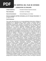 Plan de Estudios BioZ | PDF | Biología | Ecología
