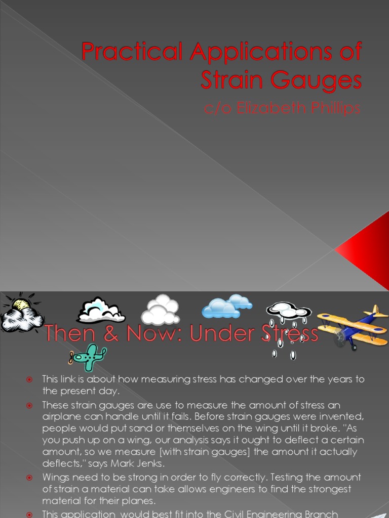 Practical Applications of Strain Gauges Student Sample | PDF | Rail ...