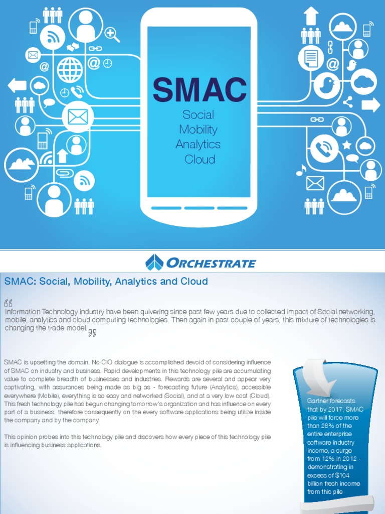SMAC - Social, Mobile, Analytics, Cloud | PDF | Cloud Computing | Analytics
