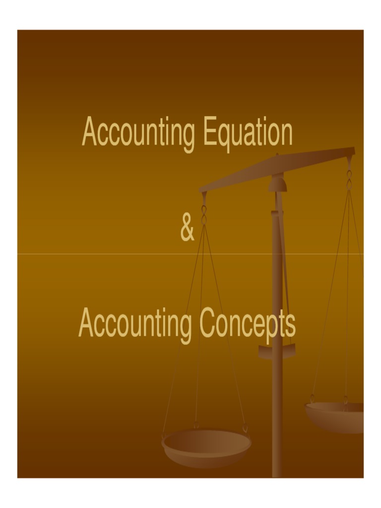 Accounting Equation Powerpoint Notes | PDF | Debits And Credits | Expense