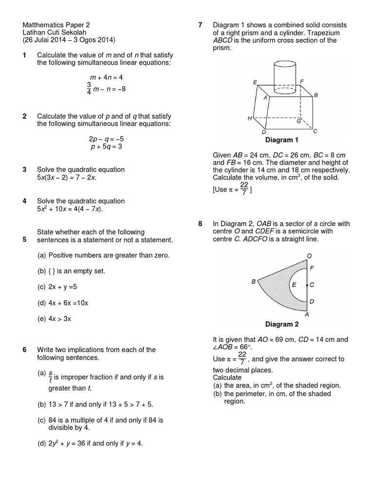 ABCD Is The Uniform Cross Section of The | Download Free PDF | Geometry ...