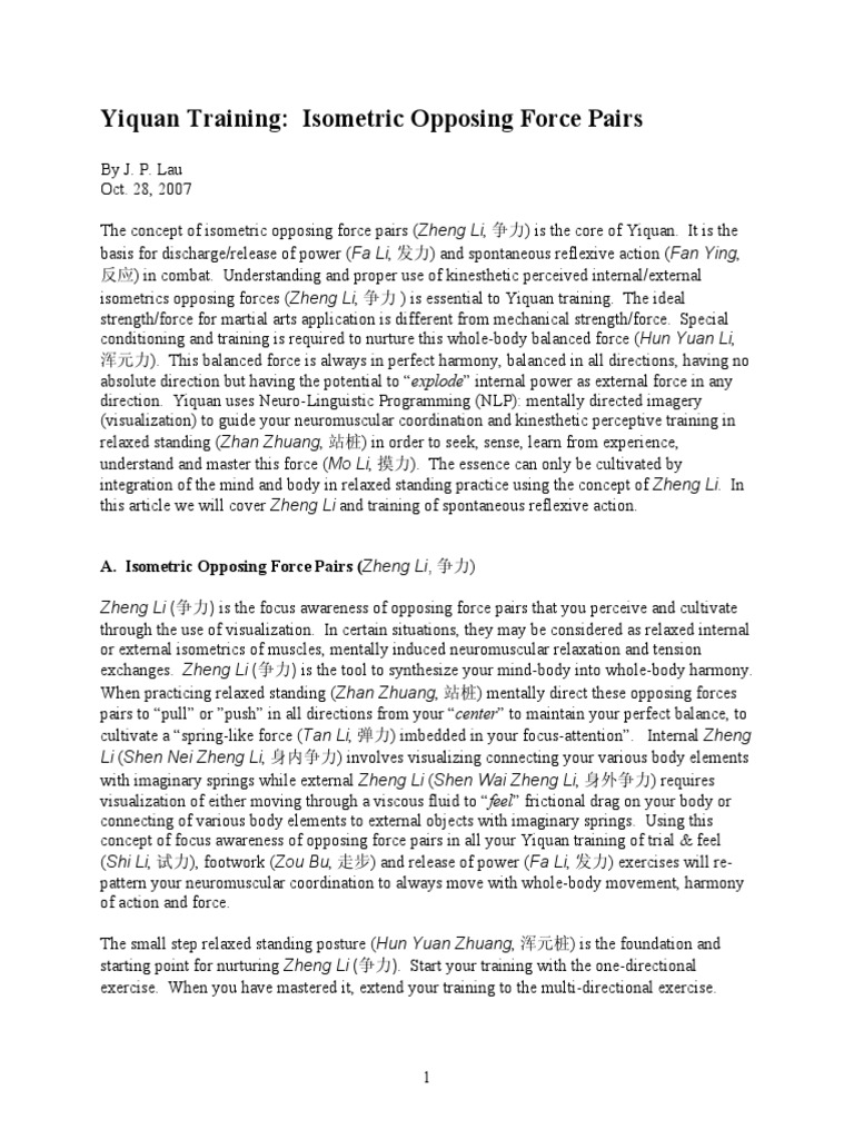 Isometric Opposing Force | PDF | Self-Improvement