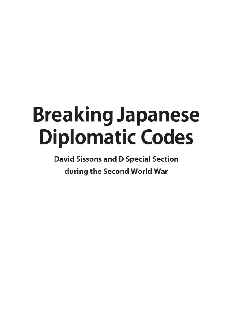 Monitoring Jap Codes WWII | PDF | Signals Intelligence | Espionage
